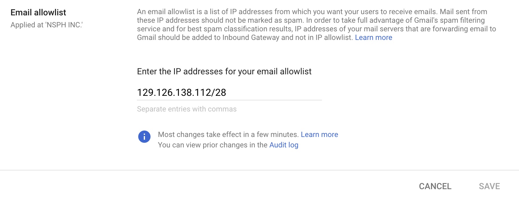 Configuring Google Workspace (G-Suite) with Sorb SCES – SorbSecurity Help