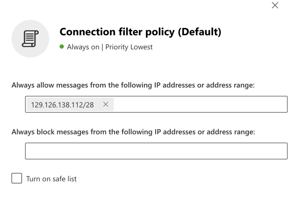 Configuring Microsoft O365 with Sorb SCES – SorbSecurity Help