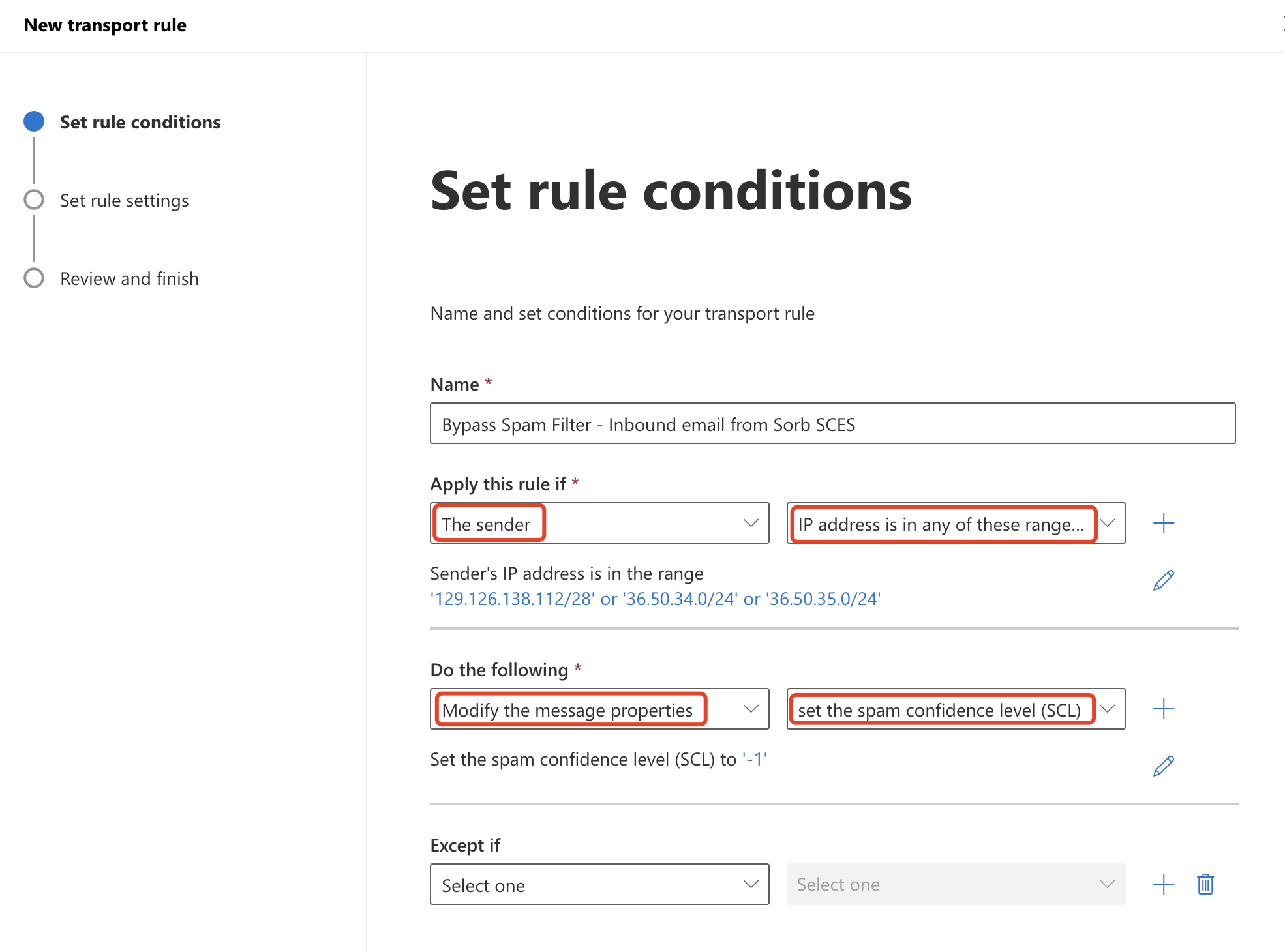Configuring Microsoft O365 with Sorb SCES – SorbSecurity Help