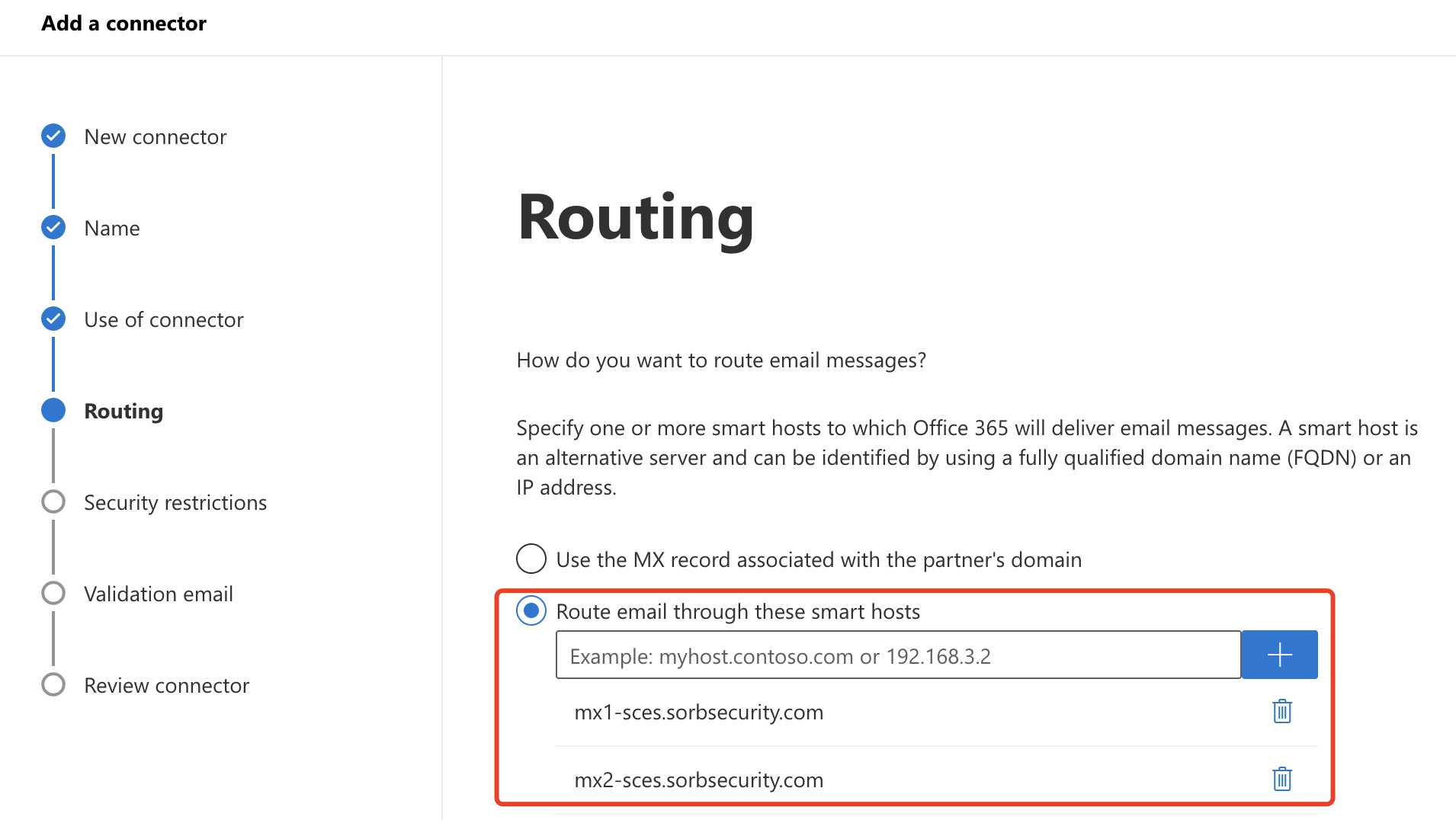 Configuring Microsoft 365 with Sorb SCES by M365 Connector ...
